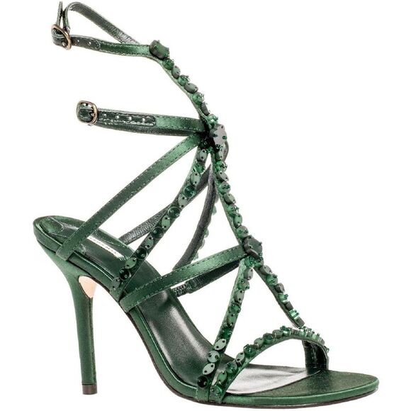Leon Max | Shoes | Leon Max Satire Womens Leather Embellished Ankle ...